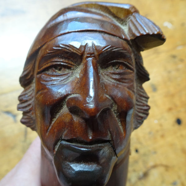 Victorian Carved Nutcracker, Lovely Hand Carved Nut Cracker FISHERMAN ...
